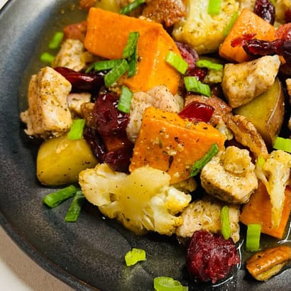 Pork Sausage Stuffing Sheet Pan - Eat Live Learn